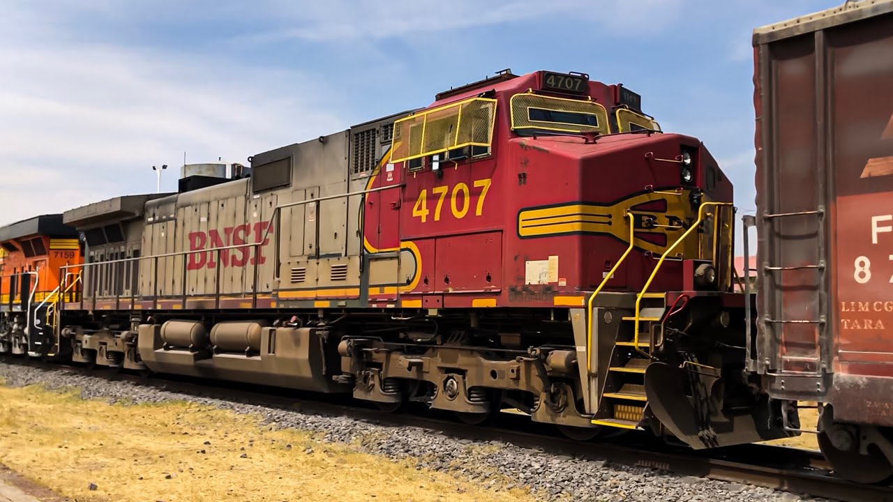 BNSF 4707 al Servicio de Ferromex en el DIRTO | AgsRail4800 - YouTube