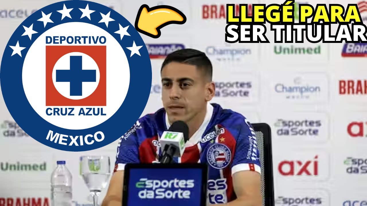 🎯ES OFICIAL HE LLEGADO PARA SER EL NUEVO JUGADOR DEL CRUZ AZUL - YouTube