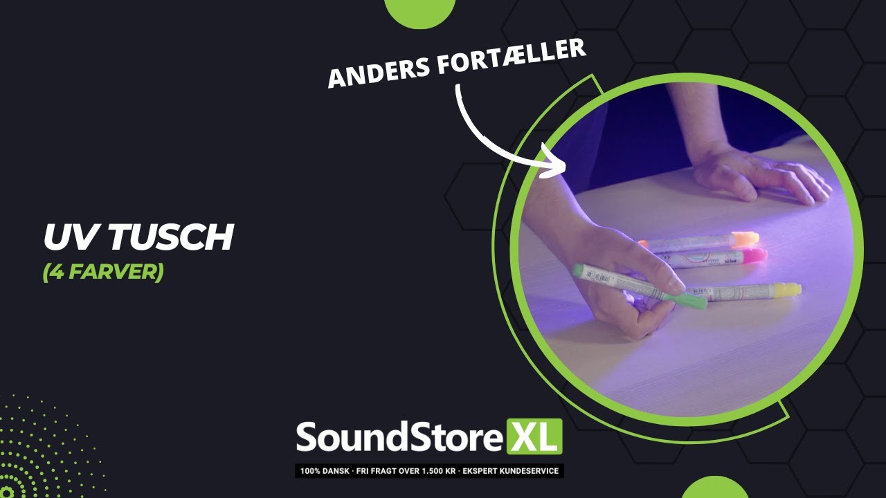 UV Tusch (4 farver) - YouTube