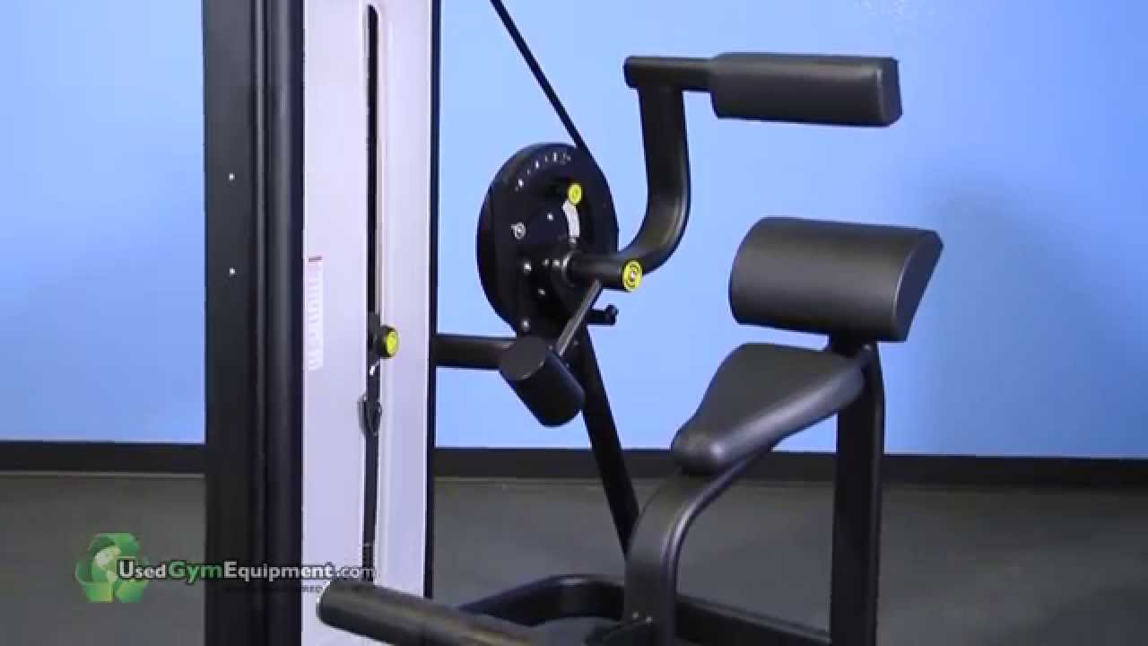 Used Gym Equipment - Cybex VR3 Back Extension - YouTube