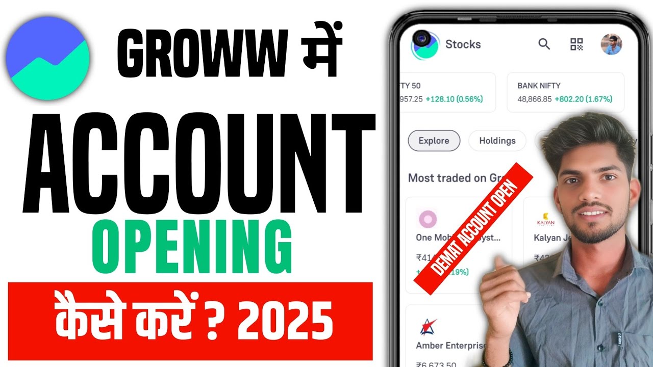 Groww App Account Kaise Banaye | Groww Account Opening Step by Step 2025 - YouTube