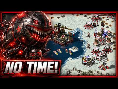 Red Alert 2: 7 vs 1 on Snowflake… Soviet Kirov Rush Saved Me!