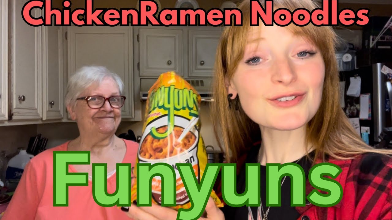 FUNYUNS HOT AND SPICY CHICKEN RAMEN - YouTube