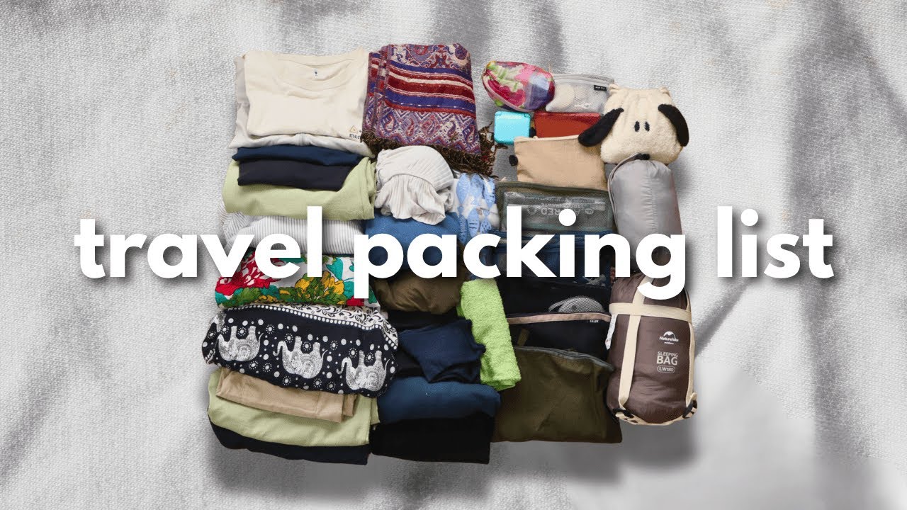 What I bring for travel around the world? - YouTube