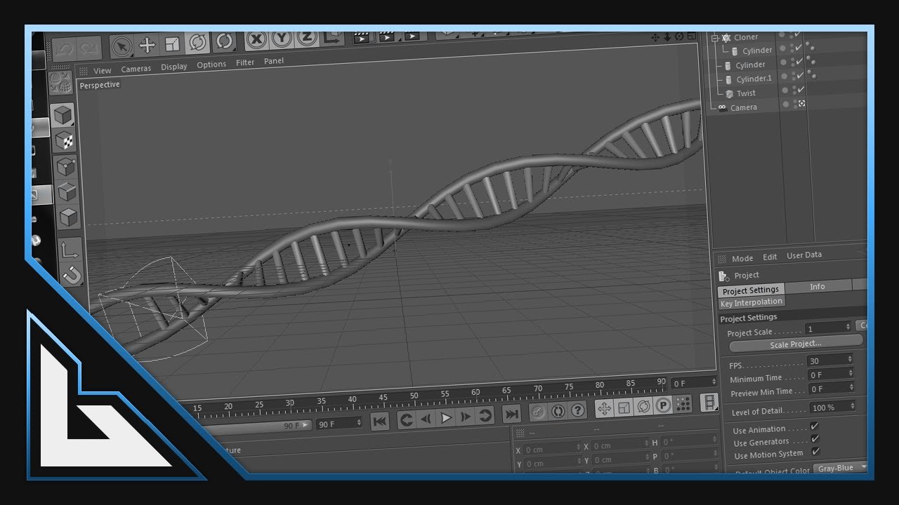 Tutorial: DNA Strand (Cinema4D!) - YouTube