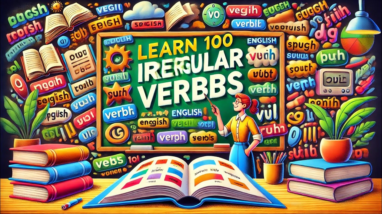 Irregular Verbs (Let's learn 100 Irregular Verbs) - YouTube