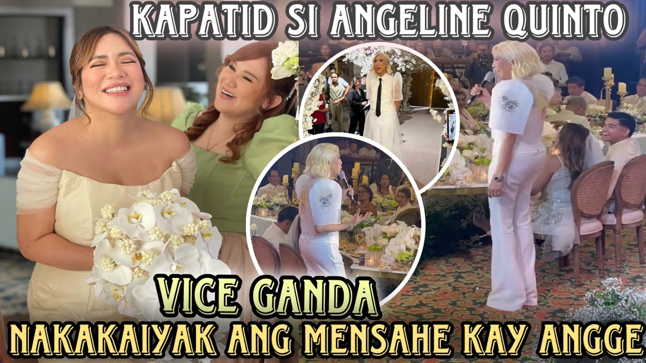 ANGELINE QUINTO UMIYAK NG MAGSALITA SI VICE GANDA ANG DAMING SINABI ...