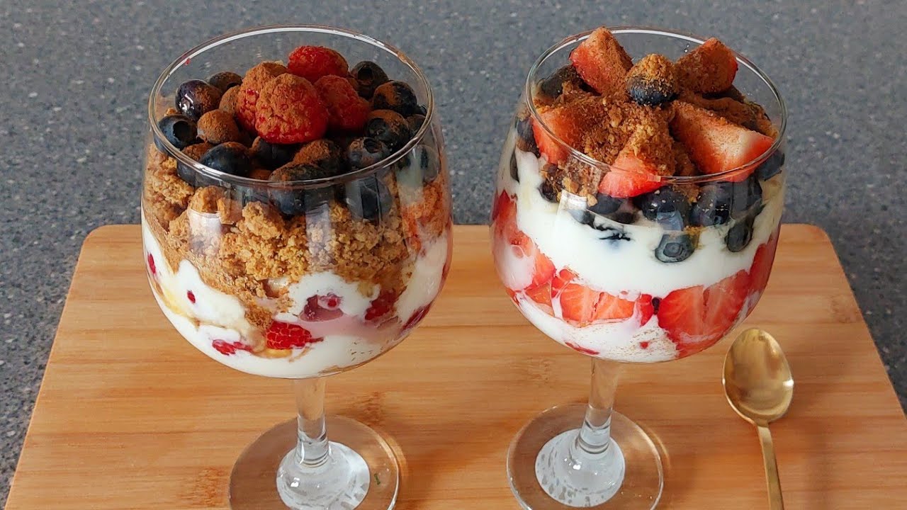 Fruit Parfait Recipe//How to Prepare Fruit Parfait// Dessert and ...