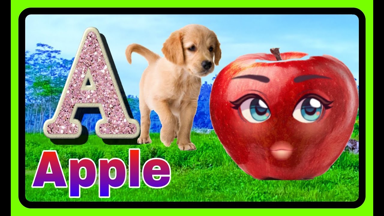 A for apple b for ball c for cat d for dog || abcd alphabet ll #video ...