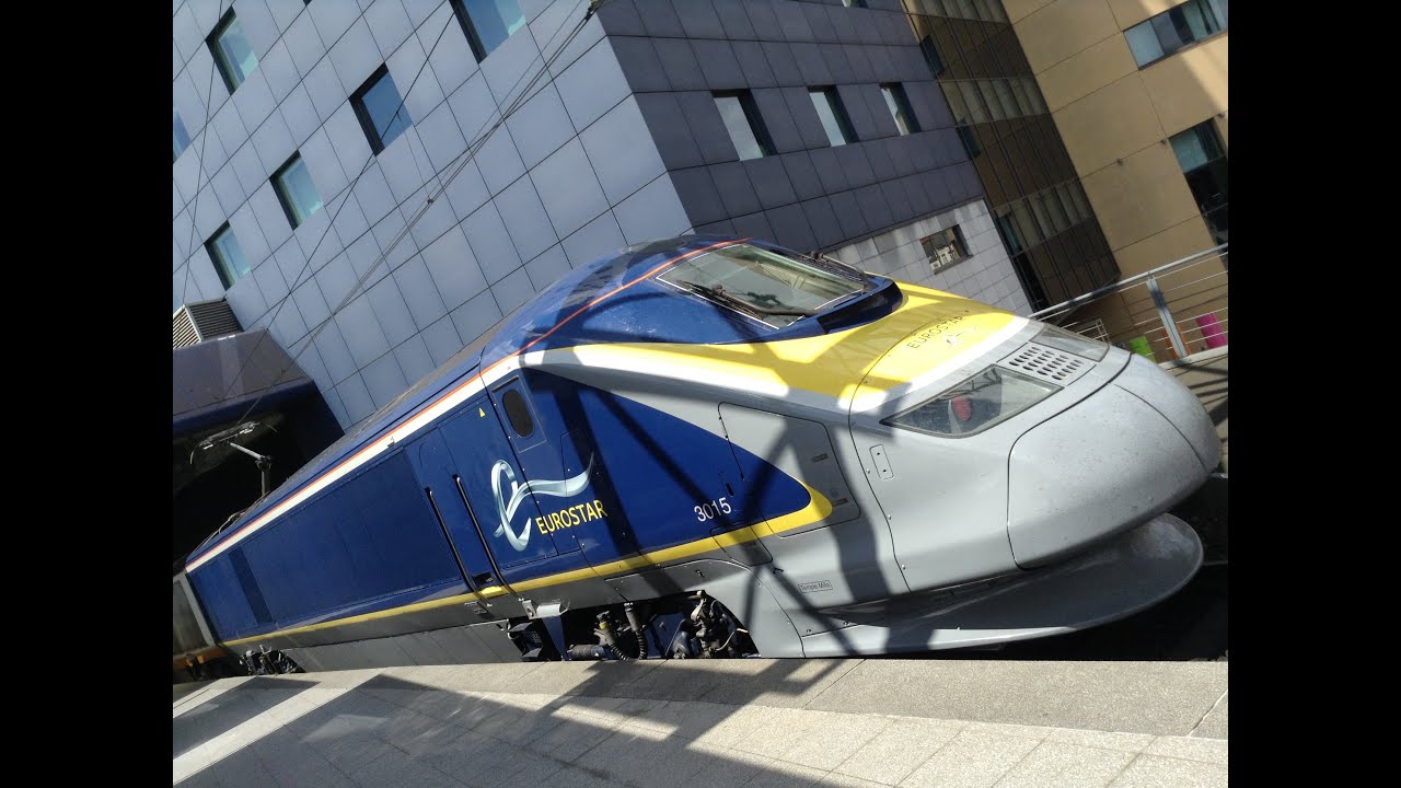 Eurostar "New look" et Thalys à Bruxelles-Midi - YouTube
