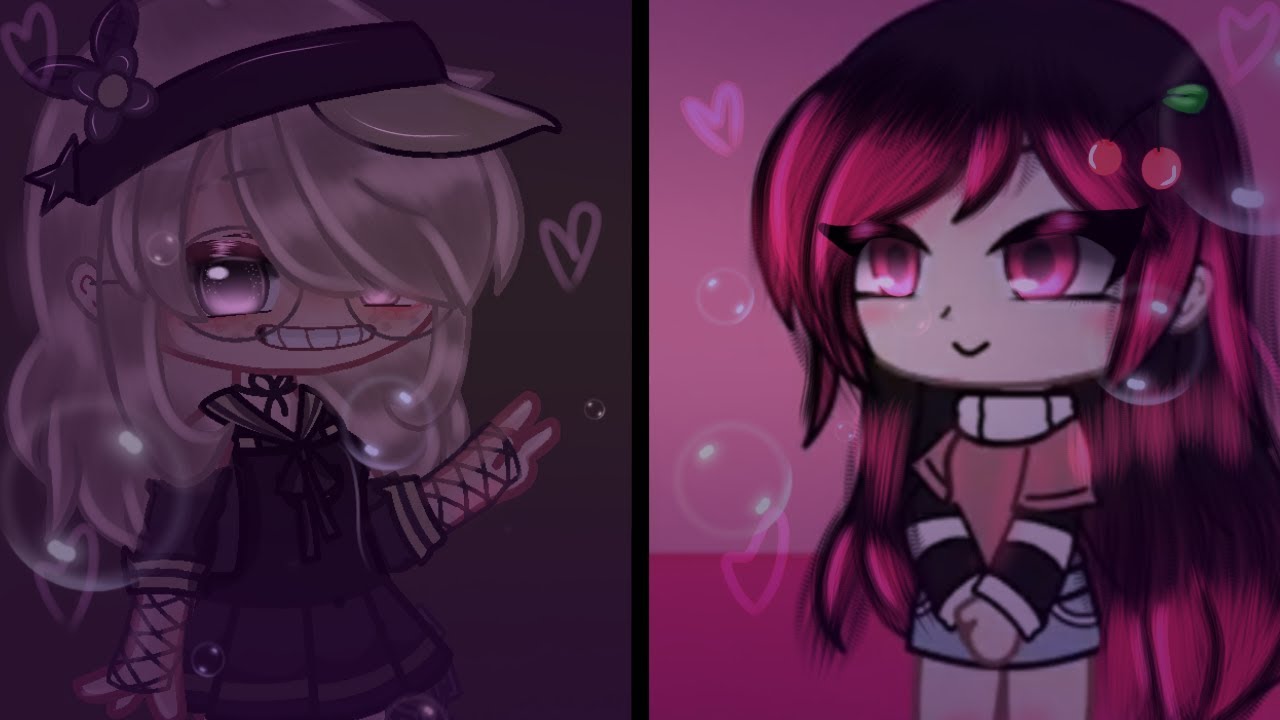 #icherryduetchallenge || outfit battle with icherry🍒 || gacha club +fnf ...