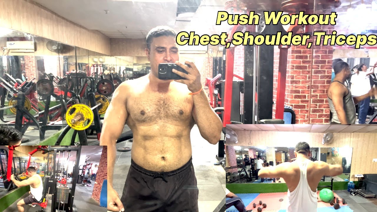 Push Day Workout | Build Bigger Chest, Shoulders & Triceps - YouTube