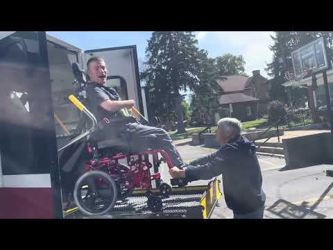 Bata Bus driver Kathy picking Sam up at IFS & dropping him off at home 9.14.26 @onthatnote 