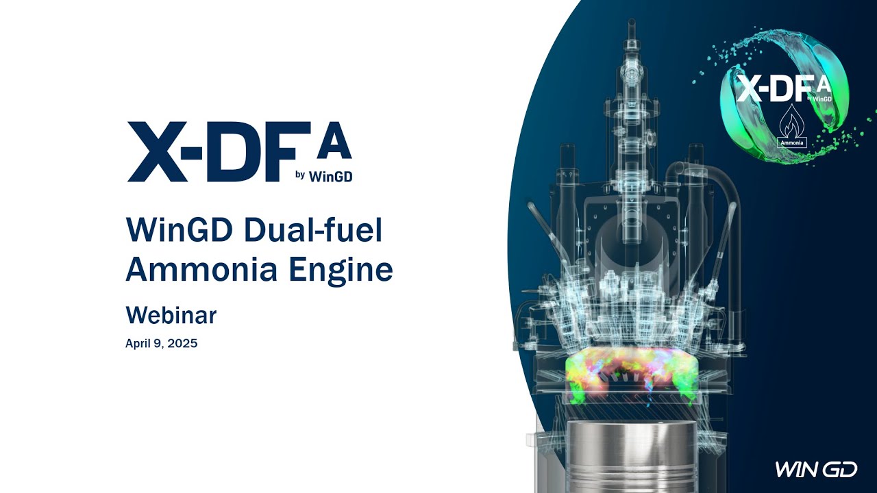 WinGD Dual-fuel Ammonia Engine Webinar - YouTube