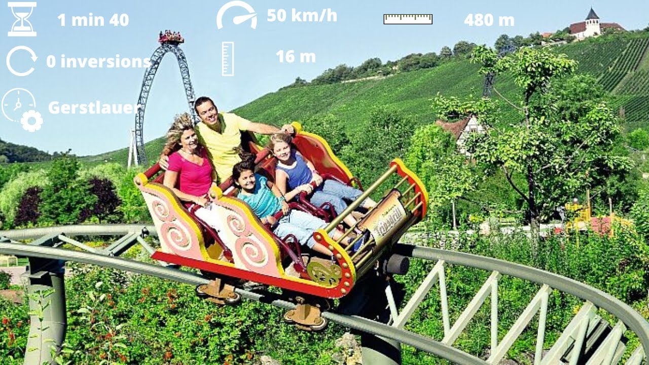 G'sengte Sau Bobsled (Gerstlauer) POV 4K - Tripsdrill (Premier modèle ...