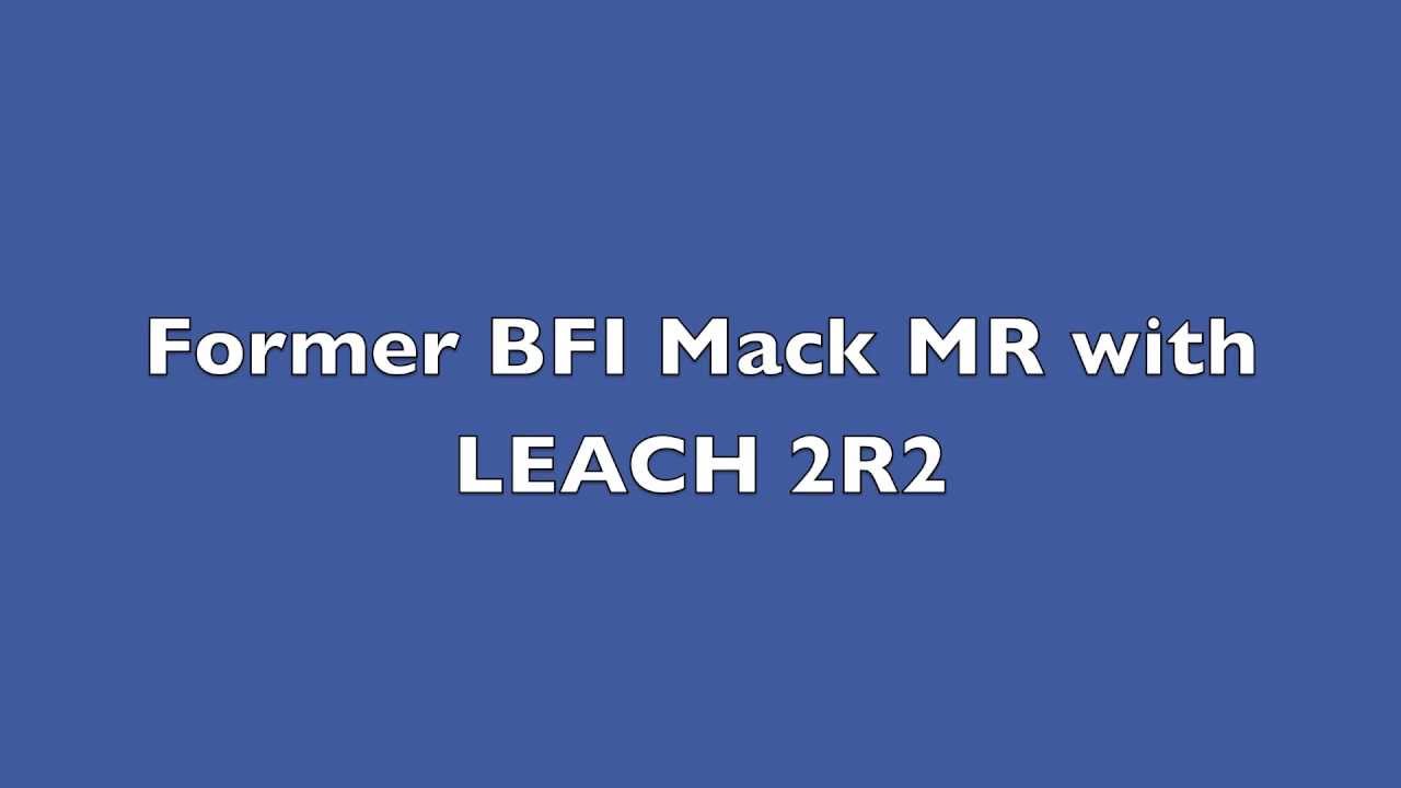 Former BFI Mack MR with LEACH 2R2 Body - YouTube