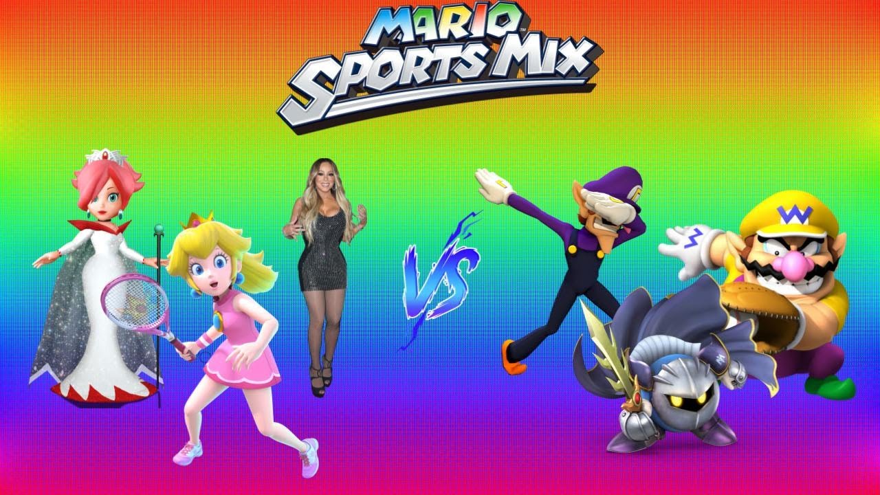 Mario Sports Mix - Basketball (3 players, Expert CPU) Exhibition Ep ...