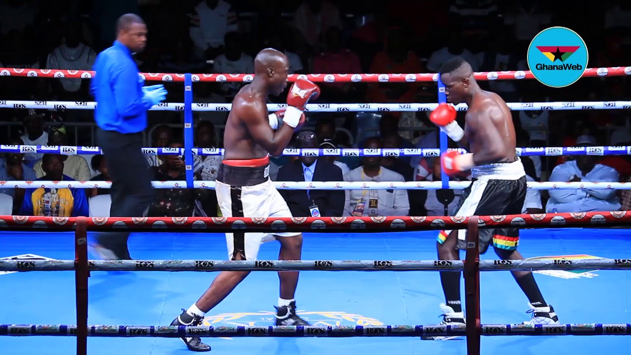 Obodai Sai stops Richard Ashong in round one - YouTube