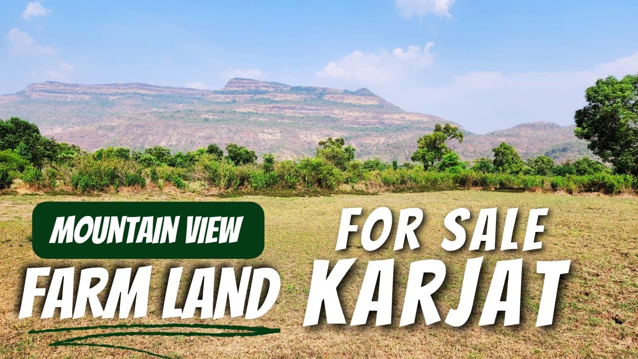 Serene Mountain View Farm Plot in Karjat for Sale. 📲 9773181911 #landforsale #plotforsale # ...