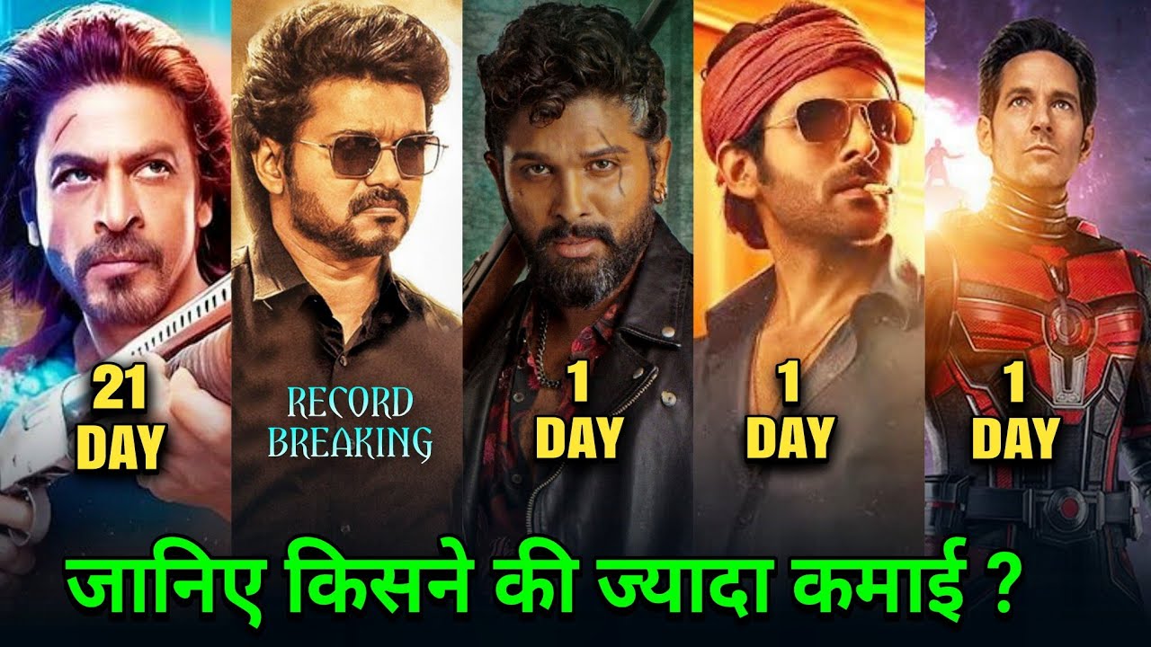 Pathan Box office Collection, Shahrukh Khan, Jawan, Allu Arjun ...