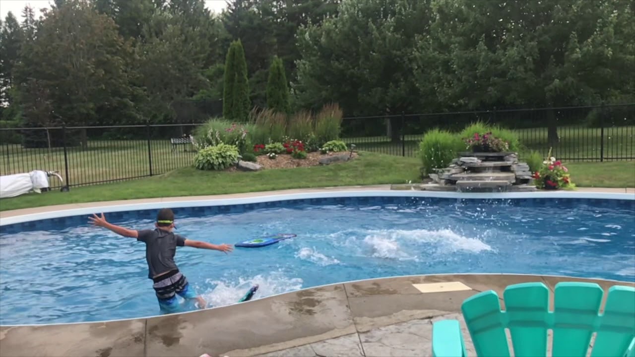 Spence Isaac Emily Pool fun July 2018 - YouTube