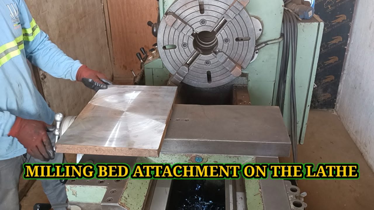 MILLING BED ATTACHMENT ON THE LATHE - YouTube