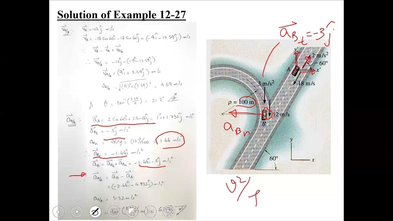 Mastering Combined Problems of Absolute and Relative Motion Analysis | Lecture 13 #kinematics ...