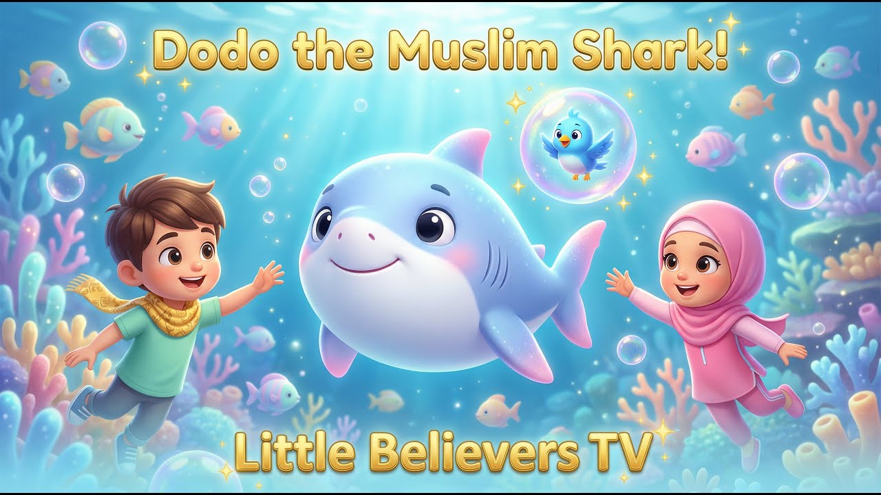 “Dodo the Muslim Shark! 🦈 Islamic Kids Song | Little Believers TV ...