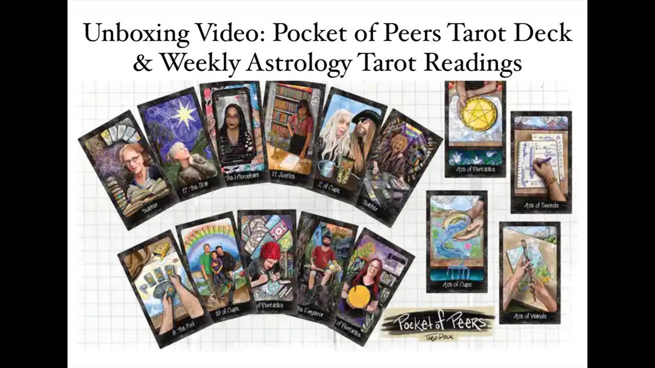 Unboxing Video: Pocket of Peers Tarot Deck & Weekly Astrology Tarot ...