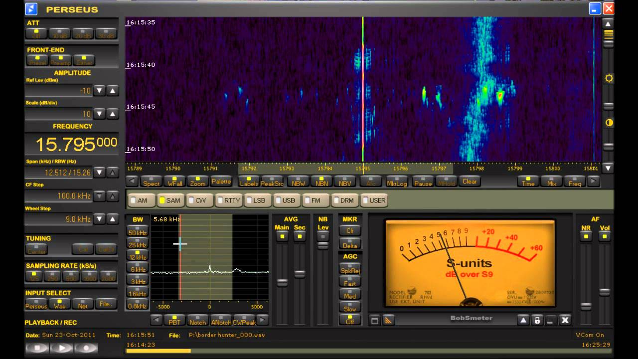 15795 Khz "Borderhunter Radio" Shortwave Pirate Station Received in ...
