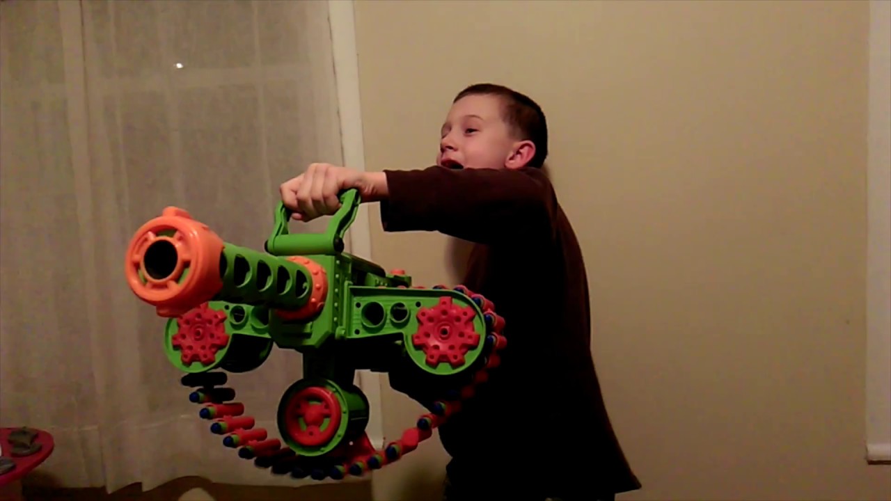 NinjaEaston - Adventure Force Enforcer Belt Blaster Foam Dart Gun - YouTube