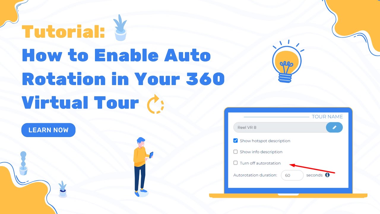 How to Enable Auto Rotation in Your 360 Virtual Tour - YouTube