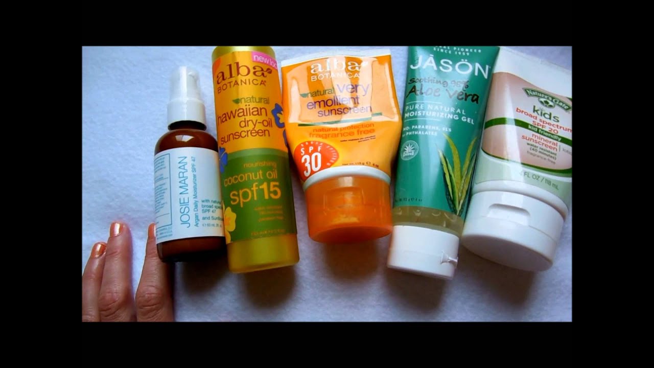 Natural Sunscreen and Beach Essentials Spring/Summer 2014 - YouTube