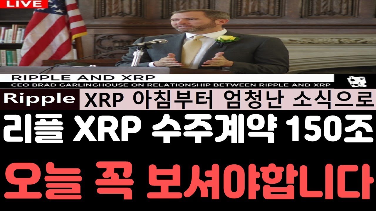 리플전망 리플 아침부터 수주 계약 공시를 발표했다 Xrp 급등랠리가 진짜 시작된다 오늘 영상은 꼭 보셔야합니다 리플전망 리플호재 리플급등 리플코인 리플소송
