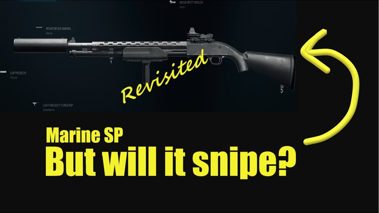 The Marine SP but will it snipe? (revisited) - YouTube