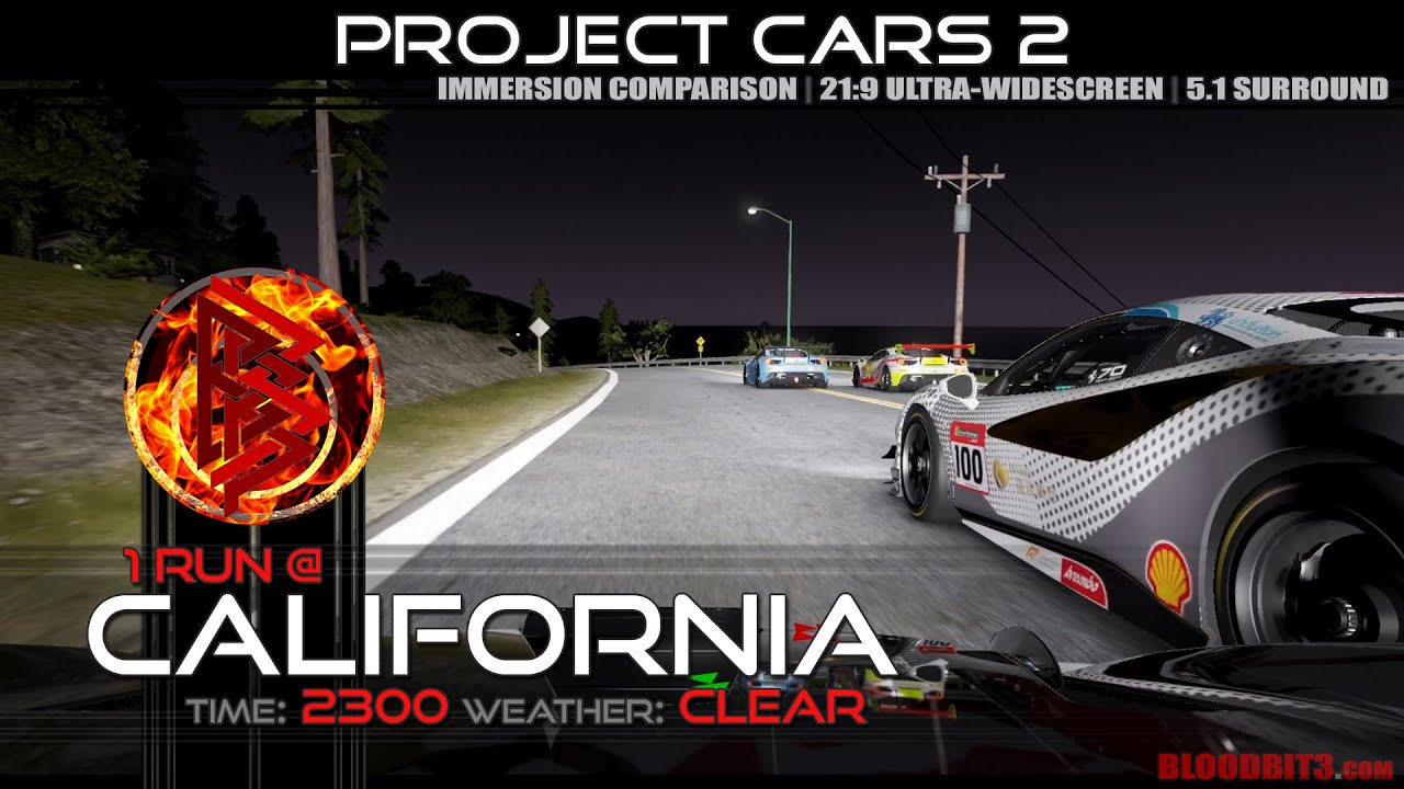 1 Run @ California - 2300 Clear: PROJECT CARS 2 [PCARS2] [PC] - YouTube