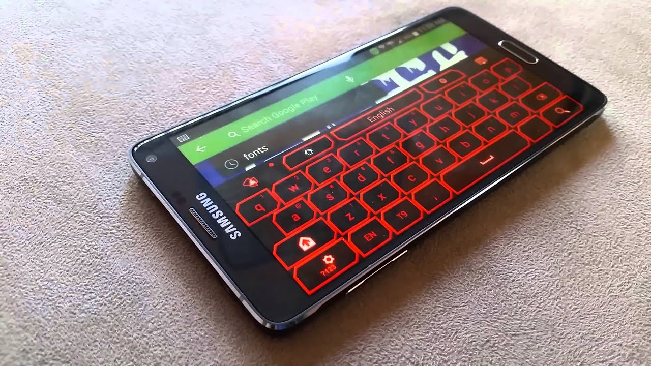 Samsung Galaxy Note 4 keyboards - YouTube