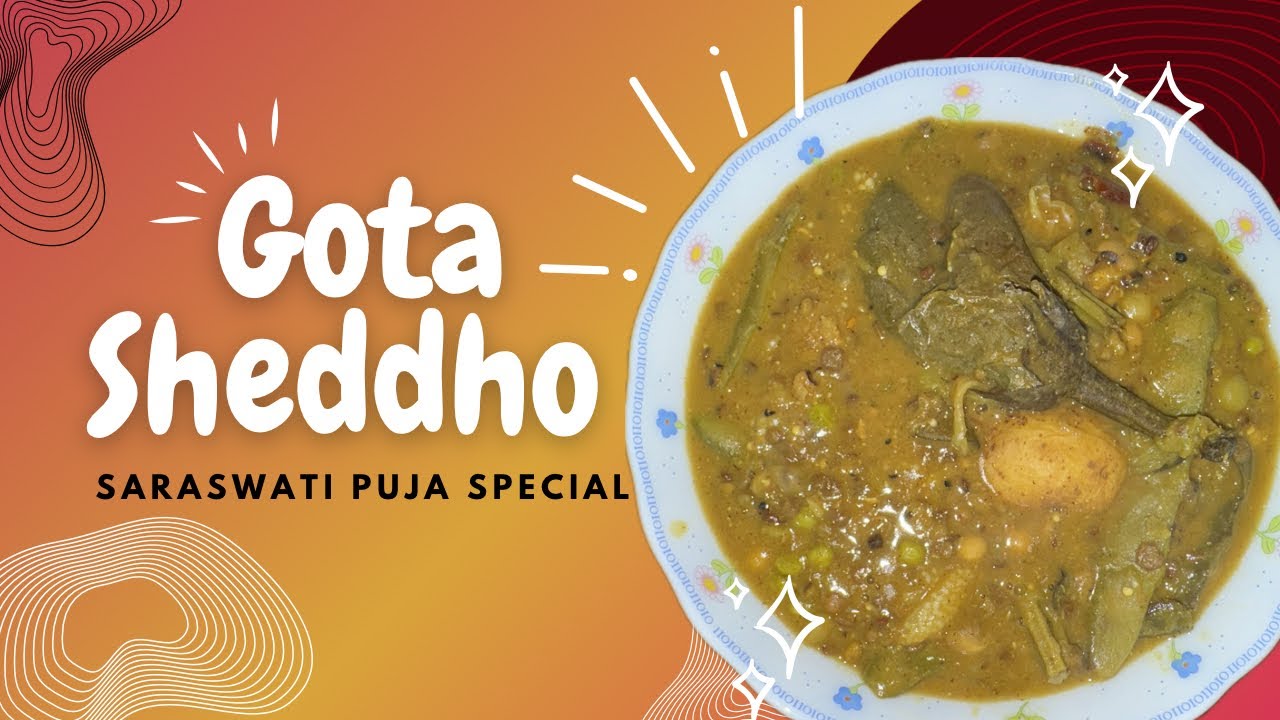 Gota Sheddho | Masala Gota | Saraswati puja special dish | Bengali ...