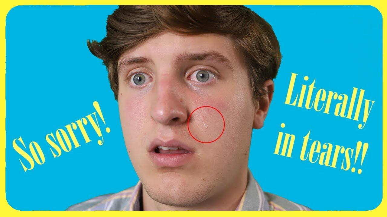 A Typical Youtuber Apology Youtube