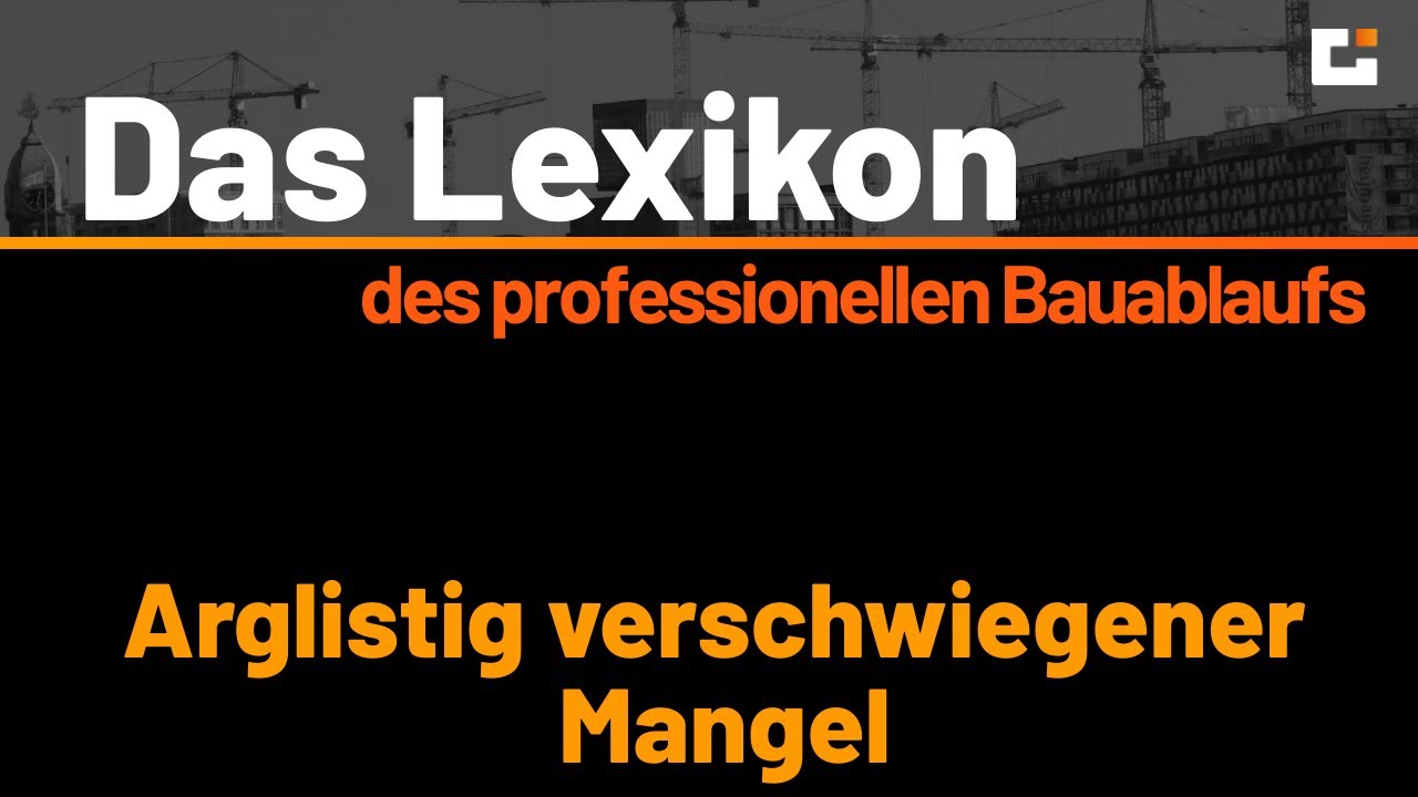Arglistig Verschwiegener Mangel