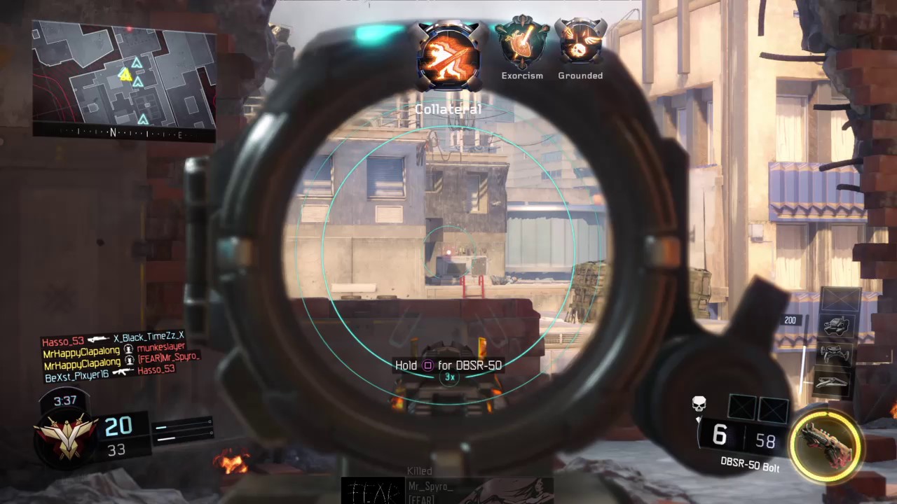 split triple headshot feed with dbsr - YouTube
