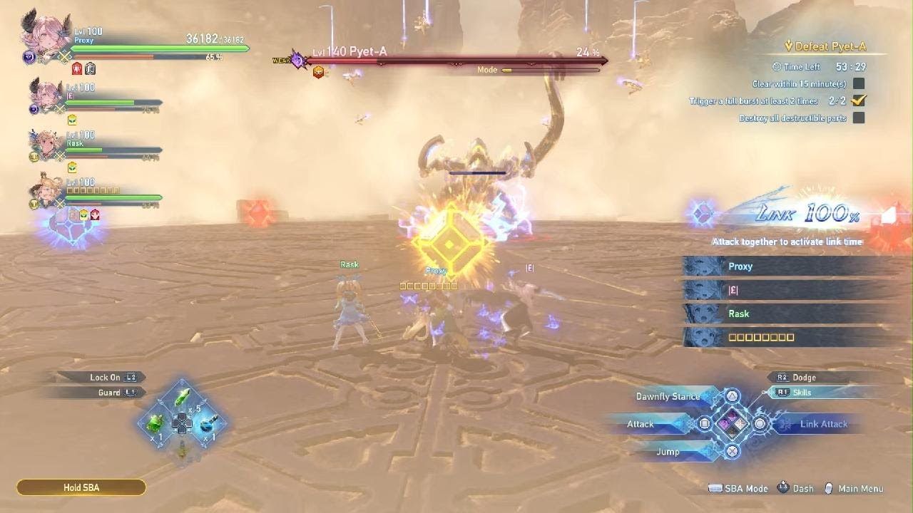 Granblue Fantasy: Relink - Pyet-A Lvl140 - YouTube