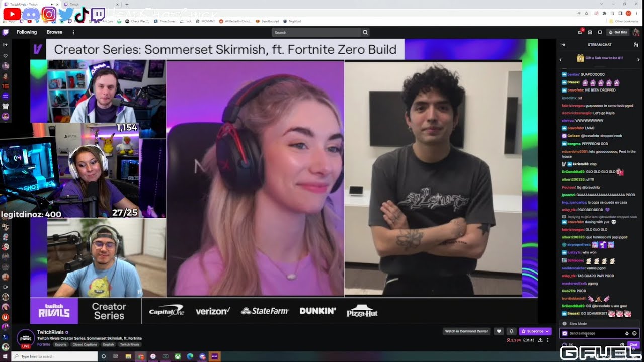 Twitch Rivals NO BUILD Tournament - YouTube