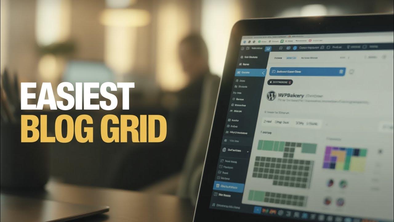 How to add blog posts grid in wpbakery wordpress website - YouTube