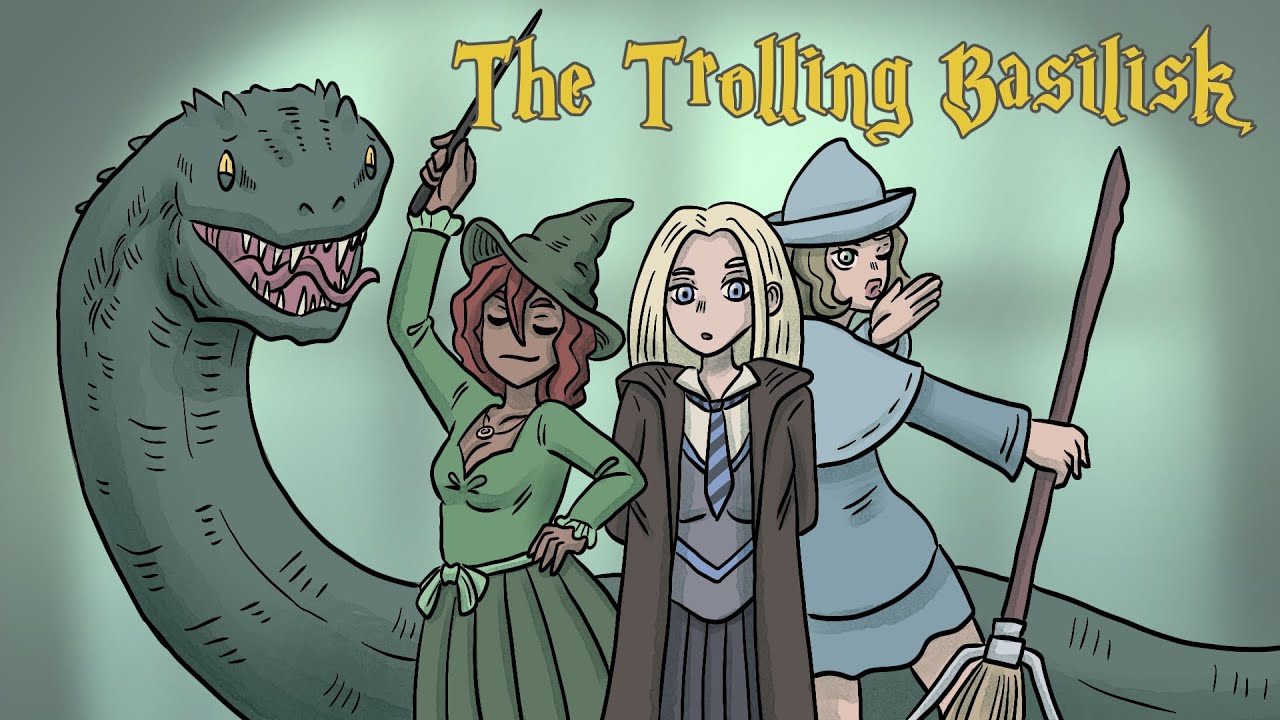 The Trolling Basilisk | Harry Potter Animation - YouTube