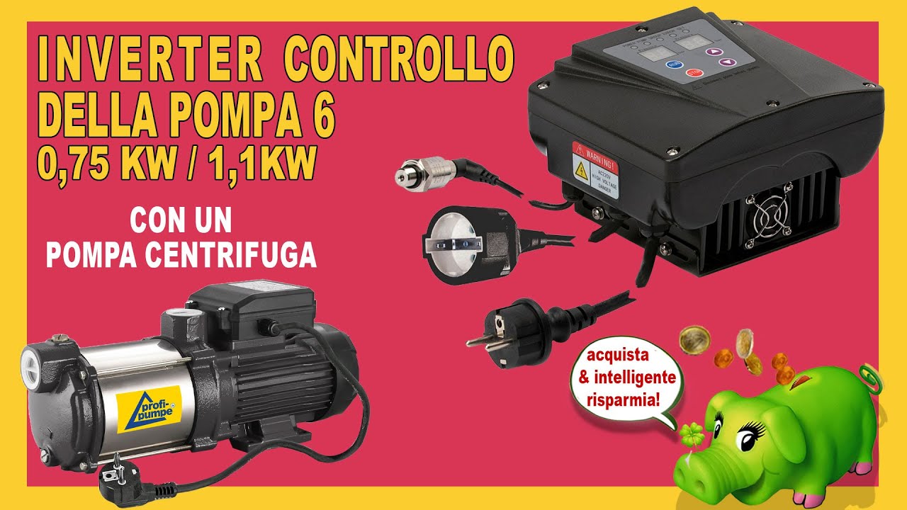 Messa in funzione del comando pompa INVERTER 6 con una pompa centrifuga ...