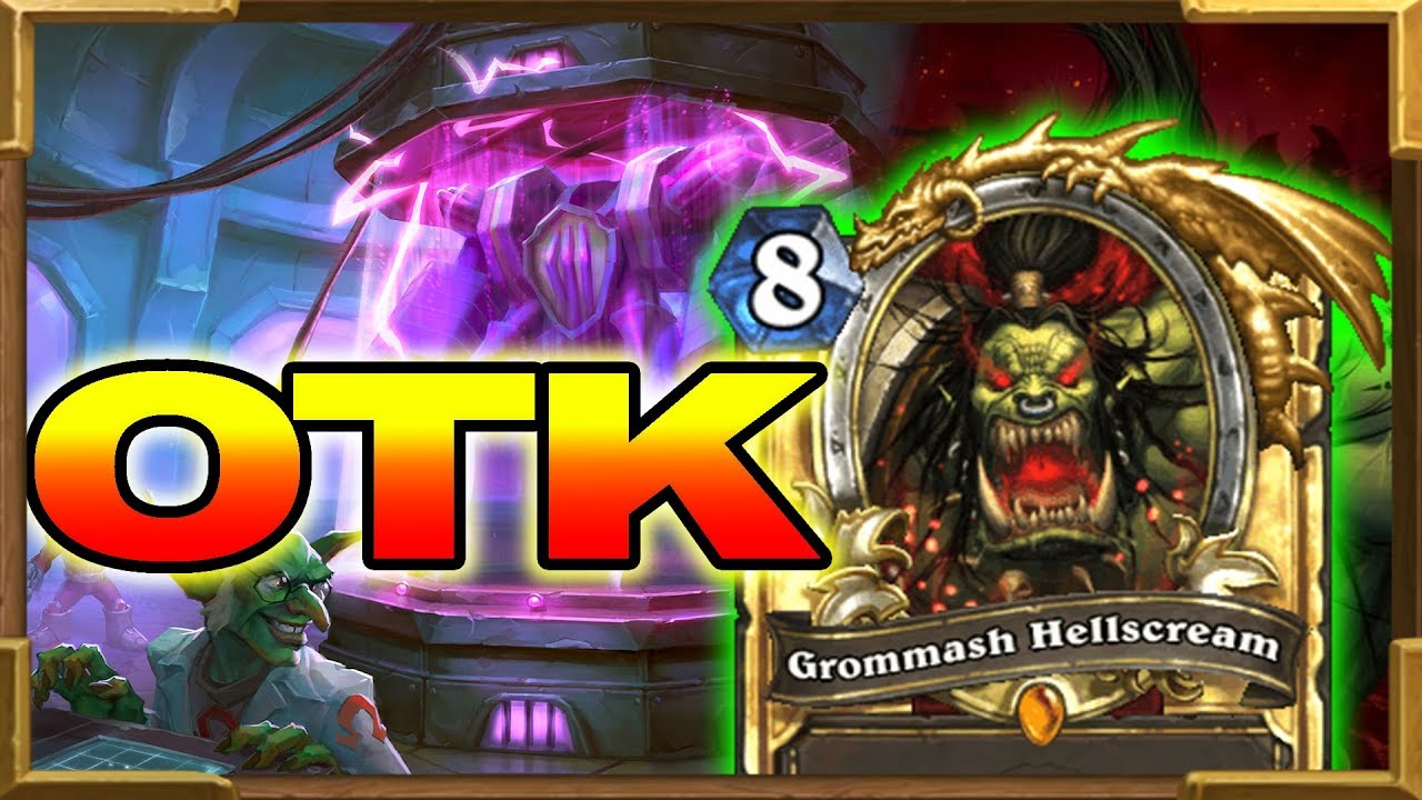Hearthstone: Dimensional Ripper Grommash Hellscream OTK | Rise of ...