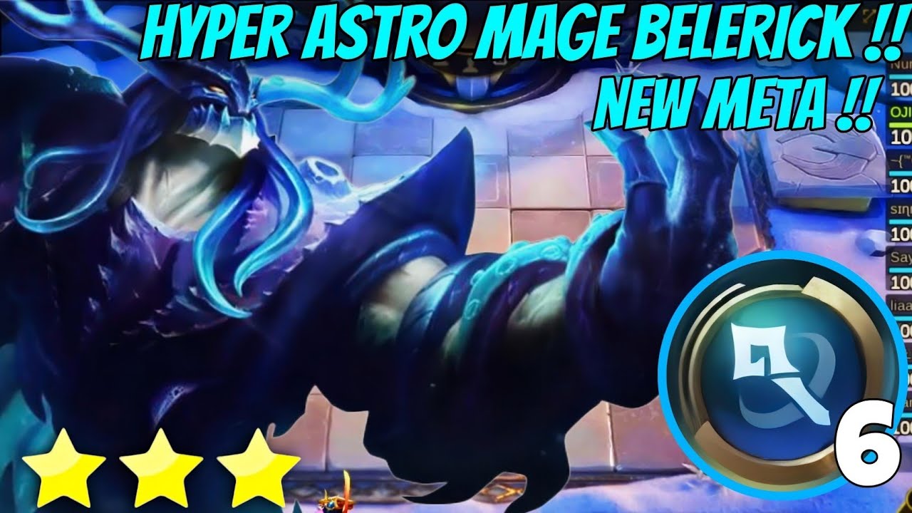 663 META HYPER MAGE ASTRO BELERICK | MLBB MAGIC CHESS - YouTube