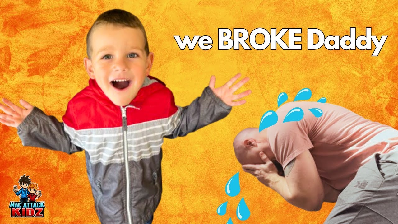 Being Thankful Gone Wrong *We BROKE Daddy* *FUNNY Kids Video* - YouTube