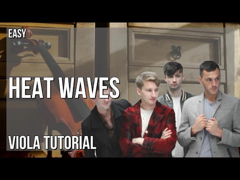 How to play Heat Waves by Glass Animals on Viola (Tutorial) - YouTube